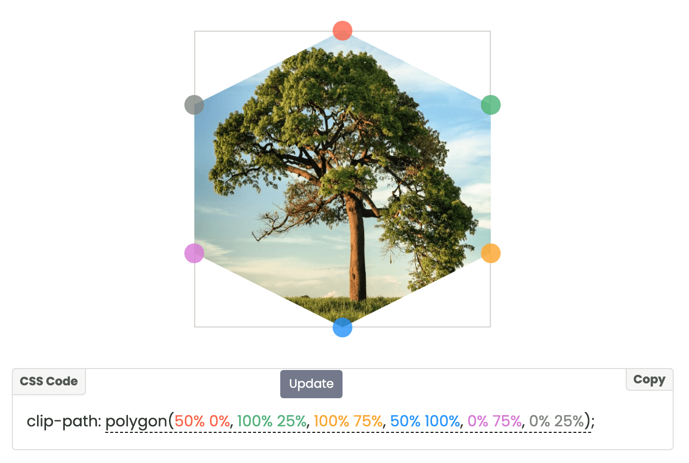 Hexagone/ Waben in CSS quadratisch umsetzen und anordnen